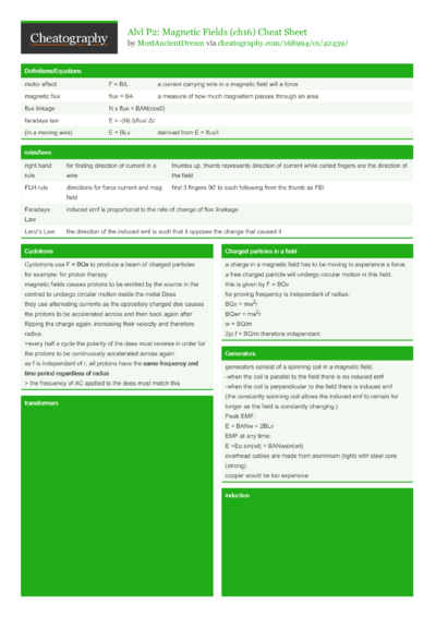 A-Level Physics - Measurements and Their Errors Cheat Sheet by amstoffel - Download free from ...