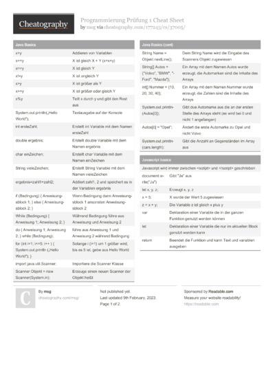 24 Xml Cheat Sheets - Cheatography.com: Cheat Sheets For Every Occasion