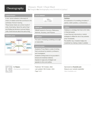 Cheat Sheets Matching "xping Test query for encyclopedia answer ...