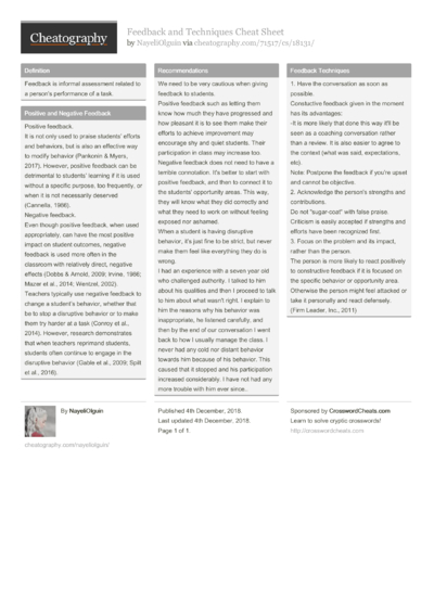 Cheat Sheets Matching "react" - Cheatography.com: Cheat Sheets For Every Occasion