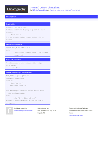 1 Atuin Cheat Sheet - Cheatography.com: Cheat Sheets For Every Occasion