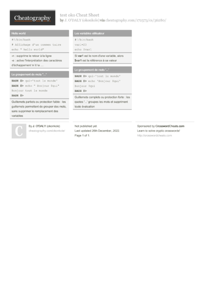 2401 Programming Cheat Sheets Cheat Sheets For Every Occasion