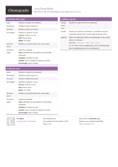 36 It Cheat Sheets - Cheatography.com: Cheat Sheets For Every Occasion