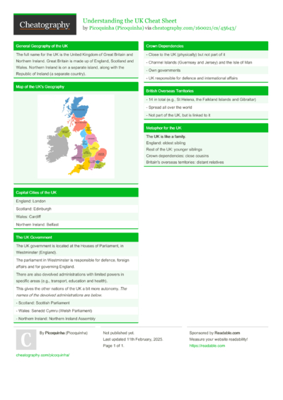 1 Understanding-the-uk Cheat Sheet - Cheatography.com: Cheat Sheets For ...