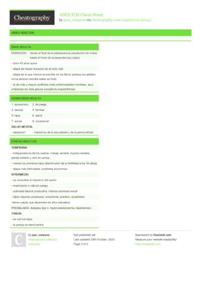 625 Home And Health Cheat Sheets Cheat Sheets For