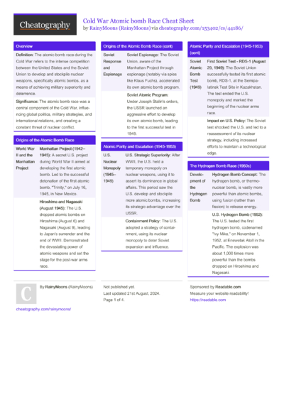 3611 Education Cheat Sheets - Cheatography.com: Cheat Sheets For Every ...