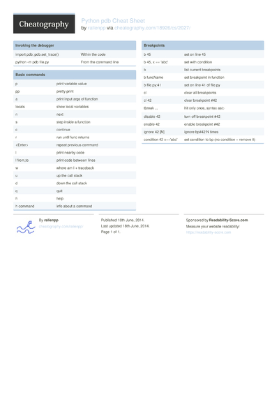 758 Python Cheat Sheets Cheat Sheets For Every Occasion