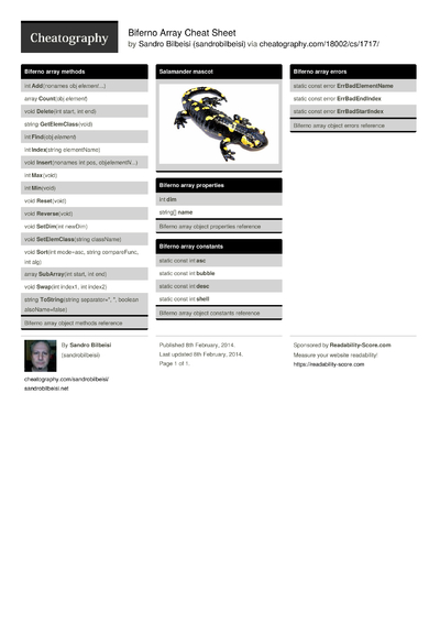 24 Scripting Cheat Sheets Cheat Sheets For Every