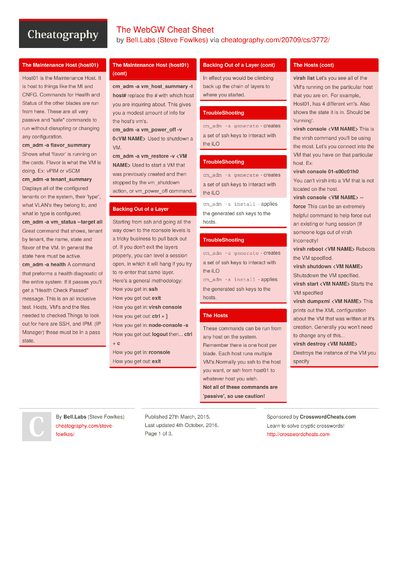 8 Voip Cheat Sheets - Cheatography.com: Cheat Sheets For Every Occasion