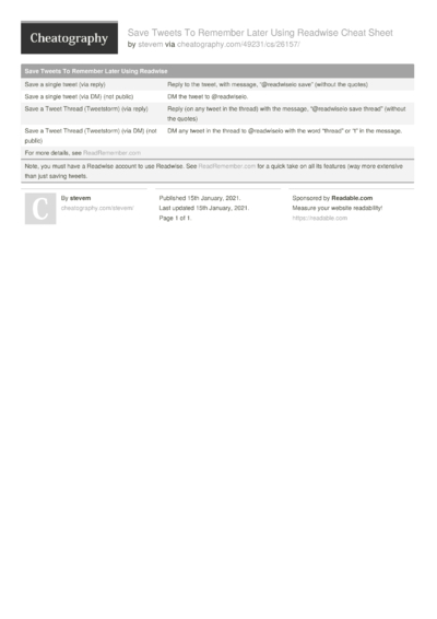C - Zeiger / Pointer Cheat Sheet by TimSch - Download free from ...