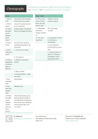 81 Security Cheat Sheets - Cheatography.com: Cheat Sheets For Every ...