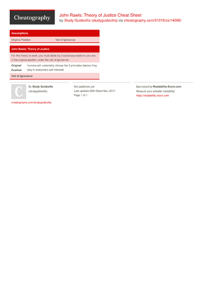 12 Philosophy Cheat Sheets - Cheatography.com: Cheat Sheets For Every ...