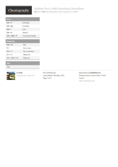 2 Extensions Cheat Sheets - Cheatography.com: Cheat Sheets For Every ...