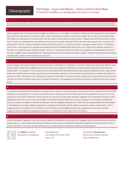 3278 Education Cheat Sheets - Cheatography.com: Cheat Sheets For Every ...