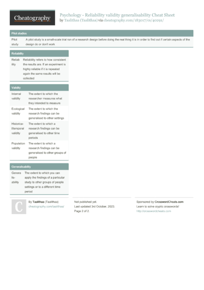 3 Validation Cheat Sheets - Cheatography.com: Cheat Sheets For Every Occasion