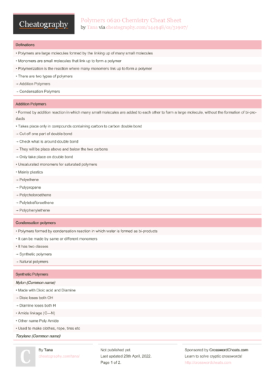 22 Igcse Cheat Sheets Cheat Sheets For Every Occasion 9289