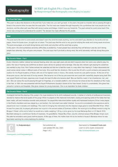 2610 Education Cheat Sheets - Cheatography.com: Cheat Sheets For Every ...