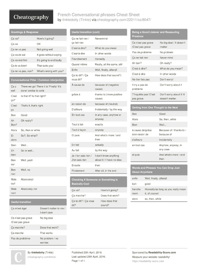 127 French Cheat Sheets Cheatography Cheat Sheets For Every Occasion 127-french-cheat-sheets-cheatography-cheat-sheets-for-every-occasion