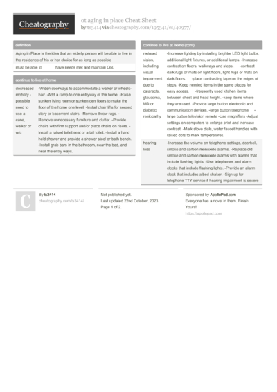 3278 Education Cheat Sheets - Cheatography.com: Cheat Sheets For Every ...