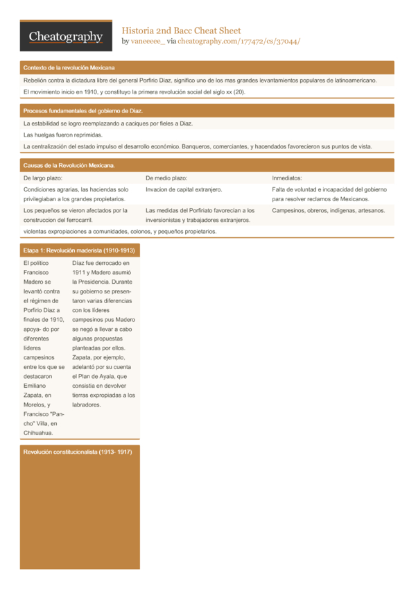 Historia 2nd Bacc Cheat Sheet by vaneeeee_ - Download free from ...