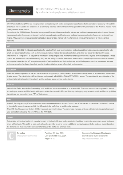 Statistics Cheat Sheet by igotanA - Download free from Cheatography ...