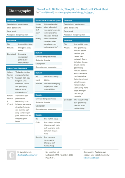 3230 Education Cheat Sheets - Cheatography.com: Cheat Sheets For Every ...